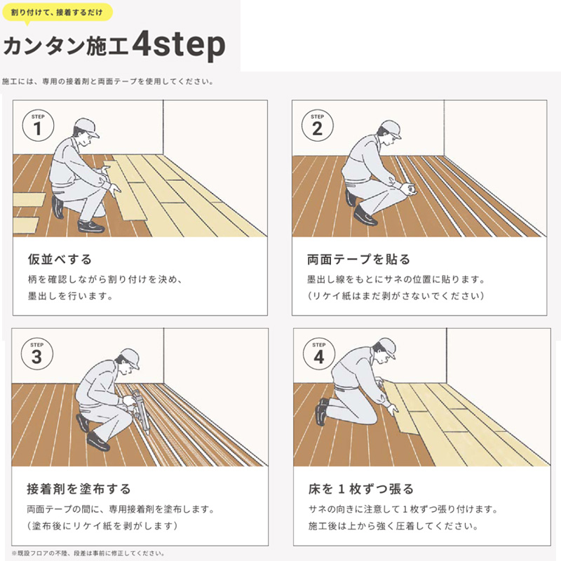LIXIL 室内建具 フローリング 床材 リノバ うわばRe フロア 1ケース（24枚入り／1坪）床材二重床工法 木目柄 木目調 石目柄 リフォーム DIY : アルミサッシ建材の建くる ...
