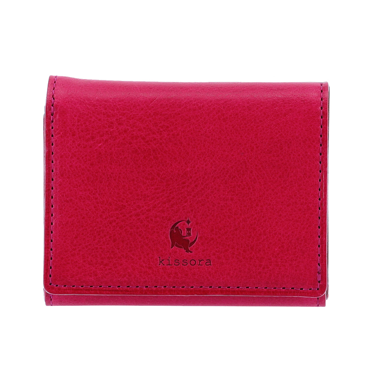 kissora（キソラ） 三つ折り財布 本革 ヴァスカボックス レディース