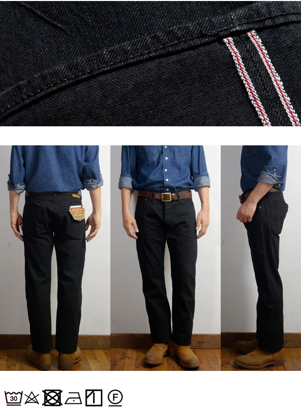 SUGAR CANE シュガーケーン 13oz ブラックデニム タイプ3 スリム SUGAR CANE シュガーケーン 13oz ブラックデニム タイプ3 スリム