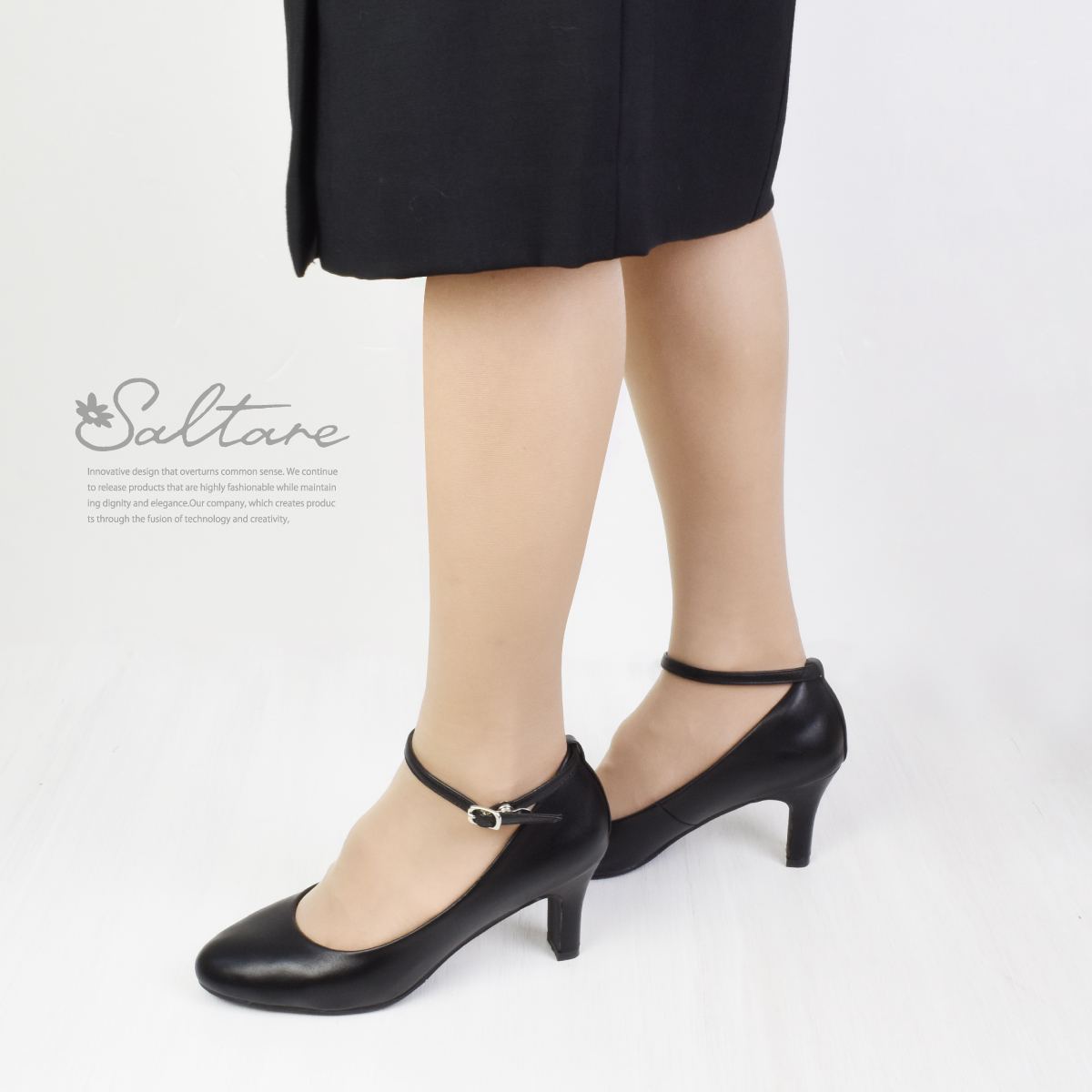 パンプス レディース ストラップフォーマル 就活 リクルート 歩きやすい 痛くない 疲れない 大きいサイズ 黒 ブラック 結婚式 オフィス #7703 : 7703 : 神戸Fragrant ...