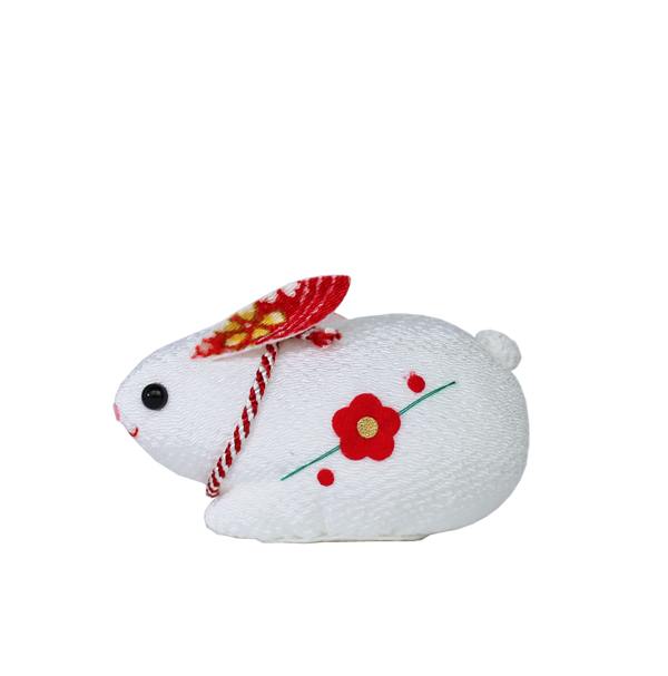 ちりめん干支 卯 Mサイズ CHIRIMEN RABBIT 2023年 【お色をお選び下さい。】干支置物 ウサギ ぬいぐるみ 12支集める ...