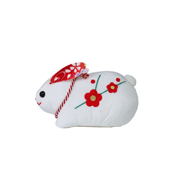 ちりめん干支 卯 Lサイズ CHIRIMEN RABBIT 2023年 【お色をお選び下さい。】干支置物 ウサギ ぬいぐるみ 12支集める ...