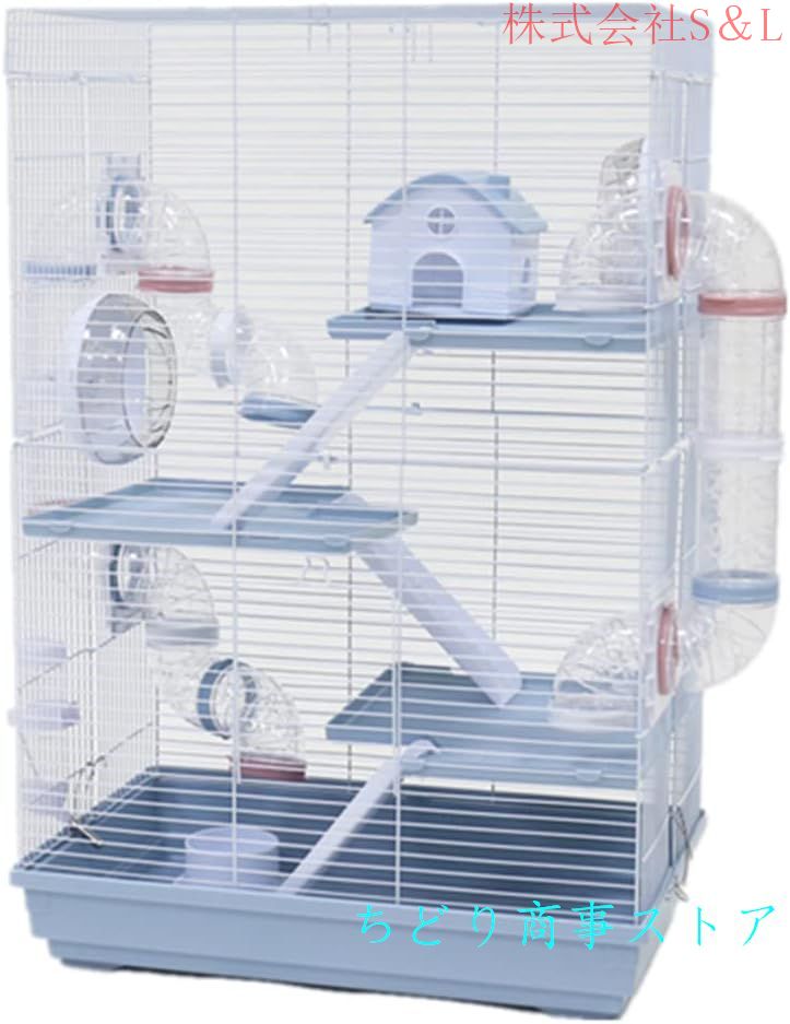 ハムスターケージ 透明 トレーデザイン お掃除しやすい 小動物 大型