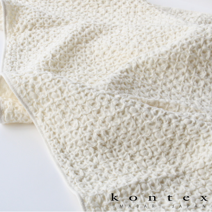 kontex コンテックス(kontex) 今治 バスタオル 小さめ 日本製 オーガニックコットン リネン ワッフル 吸水速乾（コットンリネンワッフル Lサイズ） : コンテックス公式ストア ...