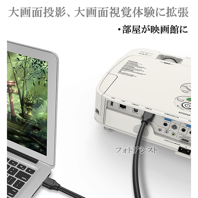 【互換品】FUJITSU/富士通対応 HDMIケーブル 高品質互換品 2.0規格 2.0m Part 3 送料無料【メール便の場合】 :fji ...