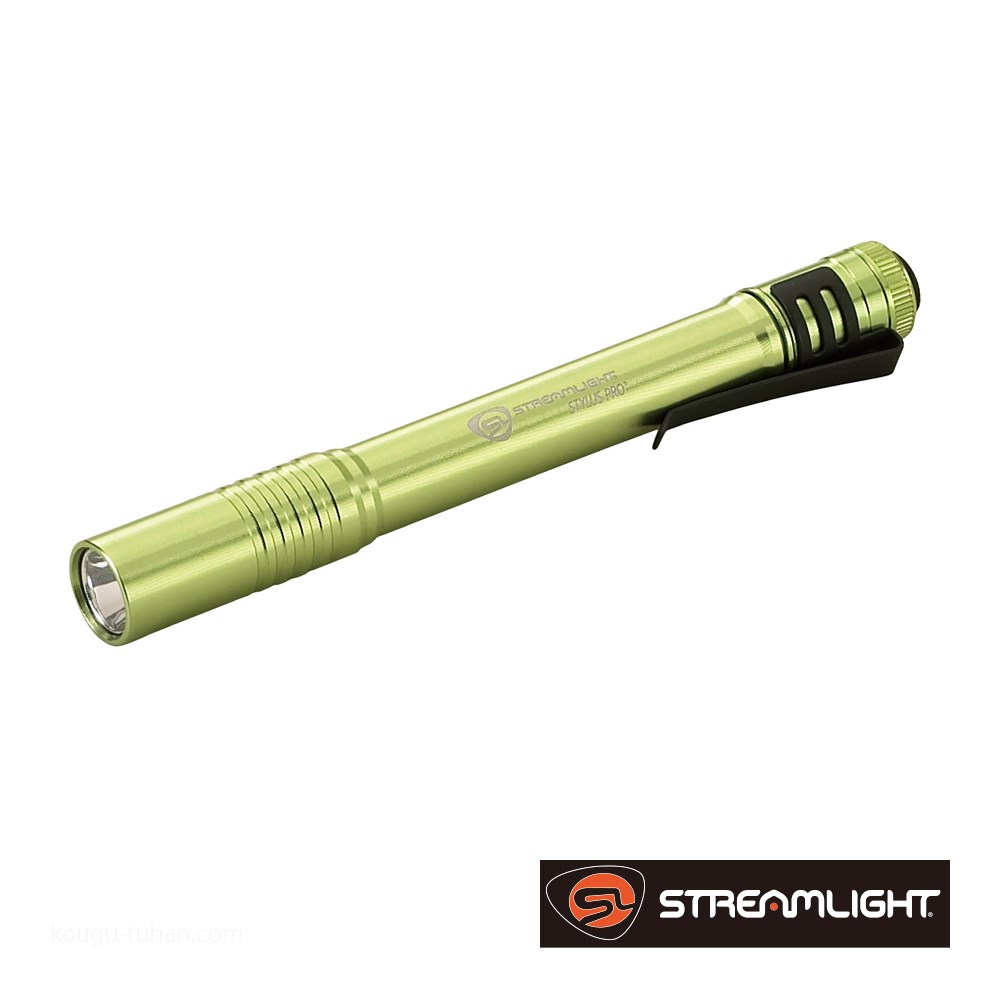 STREAMLIGHT ストリームライト 66129 スタイラスプロ ライムグリーン/ホワイトLED : 工具通販 Yahoo!店 - 通販 - Yahoo!ショッピング