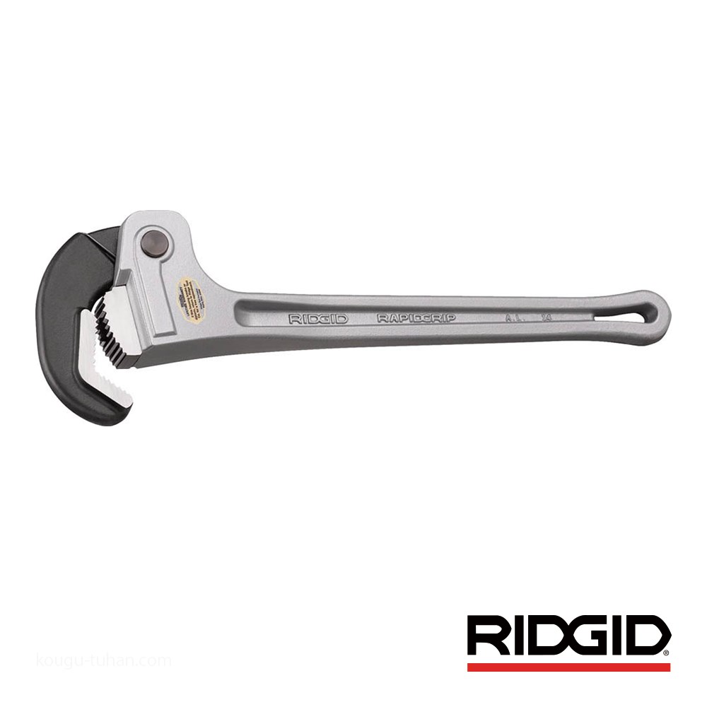 RIDGID 12698 18 アルミラピッドグリップレンチ : 工具通販 Yahoo!店 - 通販 - Yahoo!ショッピング