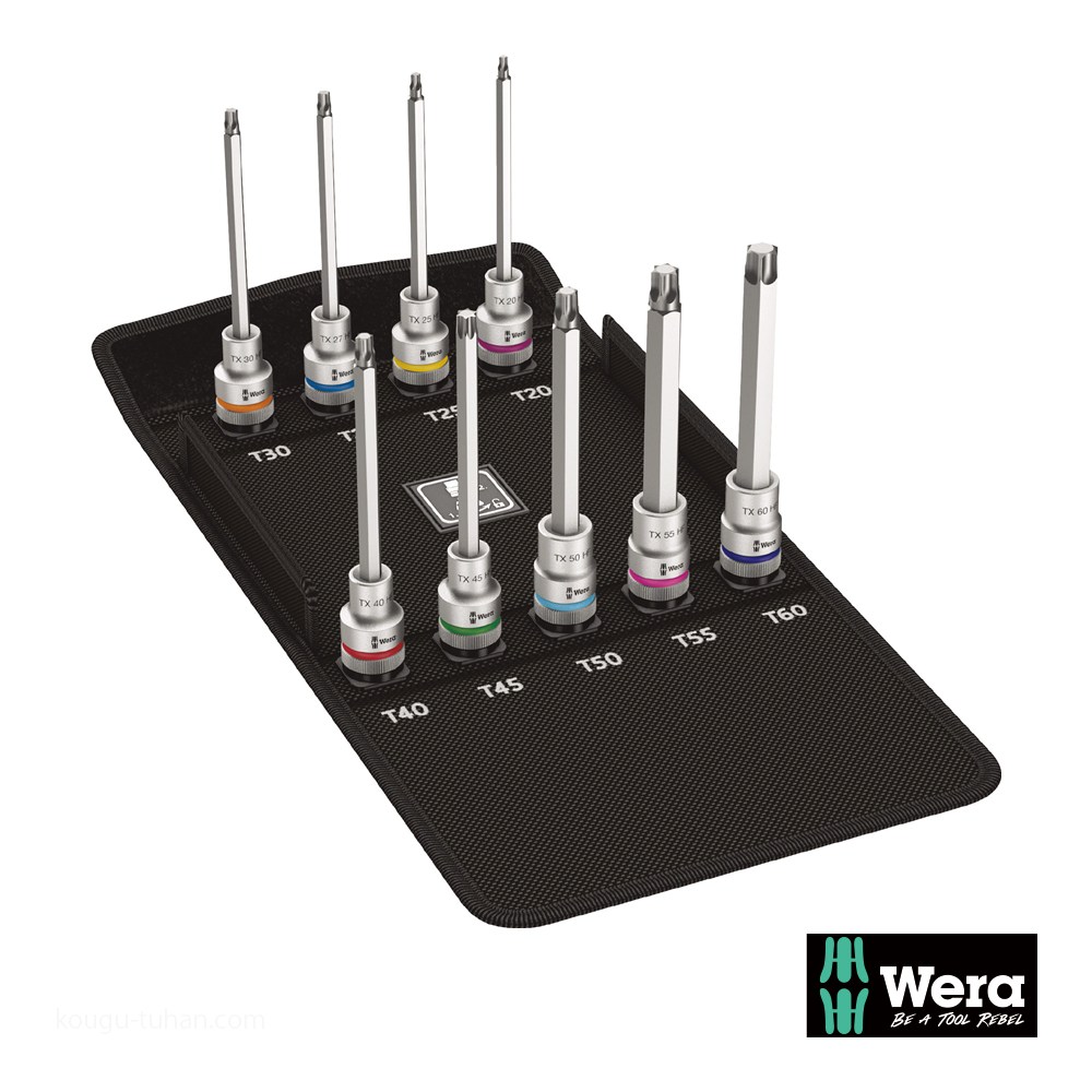 Wera 8767 C HF 3 1/2SQロングトルクスビットソケットセット(10本組ホールド仕様) : 工具通販 Yahoo!店 - 通販 ...