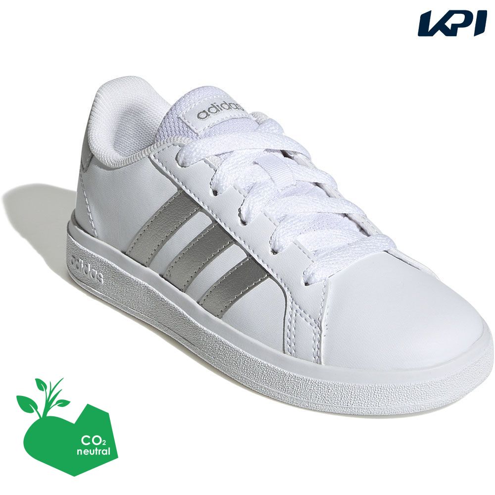 adidas（アディダス） 「SDGsプロジェクト」アディダス カジュアルシューズ ジュニア GRAND COURT 2.0 K GW6506 ...