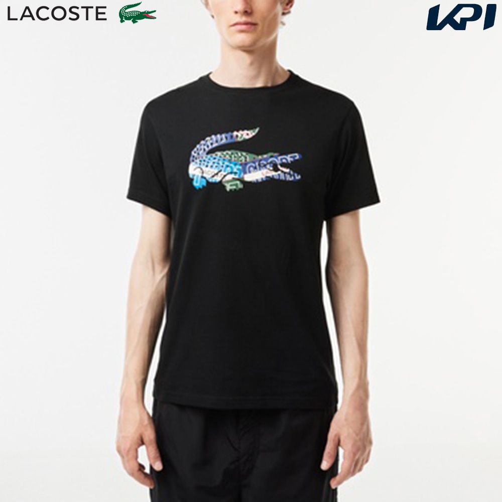 LACOSTE 『即日出荷』ラコステ テニスウェア メンズ コラージュワニロゴクルーネックTシャツ TH1801-10-031 2023FW ...