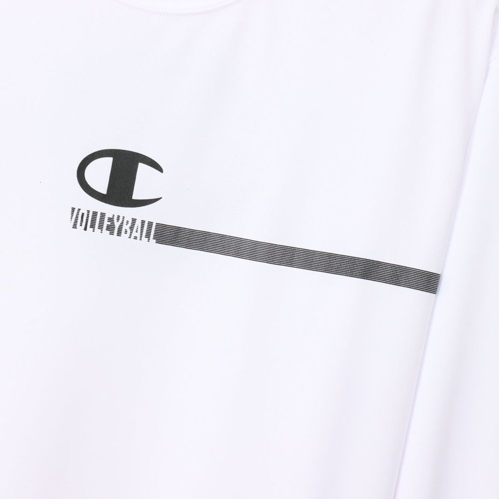 チャンピオン Champion バレーボールウェア ユニセックス LONG SLEEVE T-SH C3-AV402 2024FW : c3 ...
