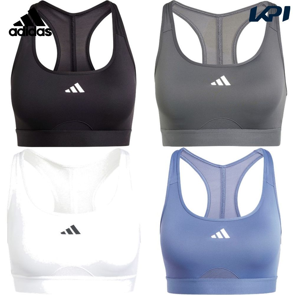 アディダス adidas ランニングウェア レディース - TRN POWERREACT ミディアムサポートブラ IKV55 2024SS ...