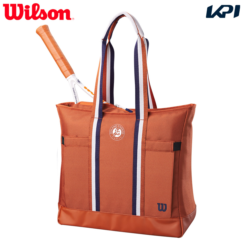 ウイルソン Wilson テニスバッグ・ケース ROLAND GARROS TOTE CLAY ローランギャロス トートバッグ クレー 2本入 ...