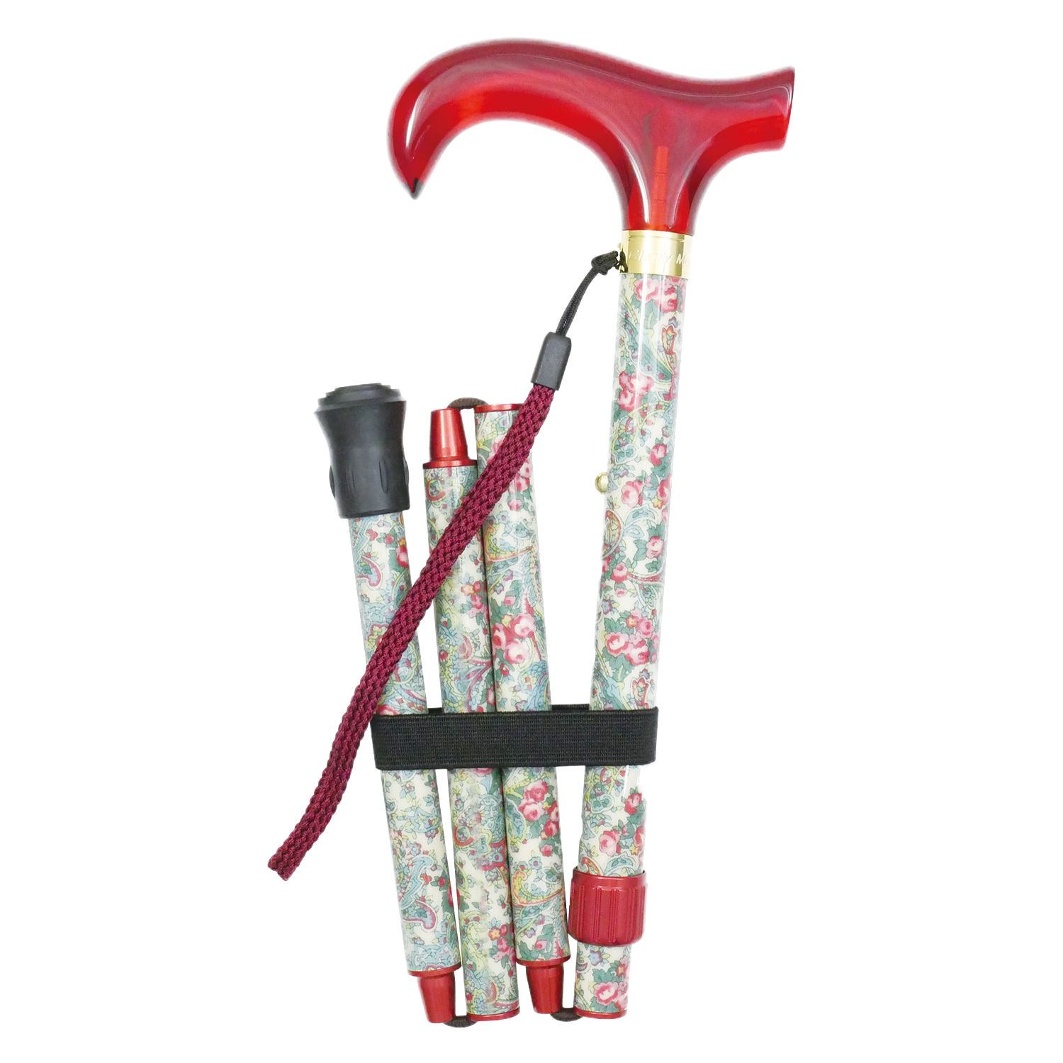 メーカー直送 土屋産業 LA-32 ペイズリー柄 アルミステッキ 杖 折りたたみ 高さ調節 レディース 婦人 ステッキ 軽量 頑丈 折り畳み 歩行支援 : KURAZO-よろずや くら蔵 ...