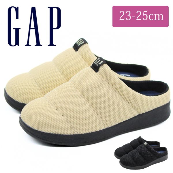 GAP ギャップ スリッポン レディース 靴 ルームシューズ モックシューズ サンダル スリッパ 黒 ブラック 軽量 軽い 厚底 GPU22529 : 靴のニシムラ - 通販 - Yahoo ...