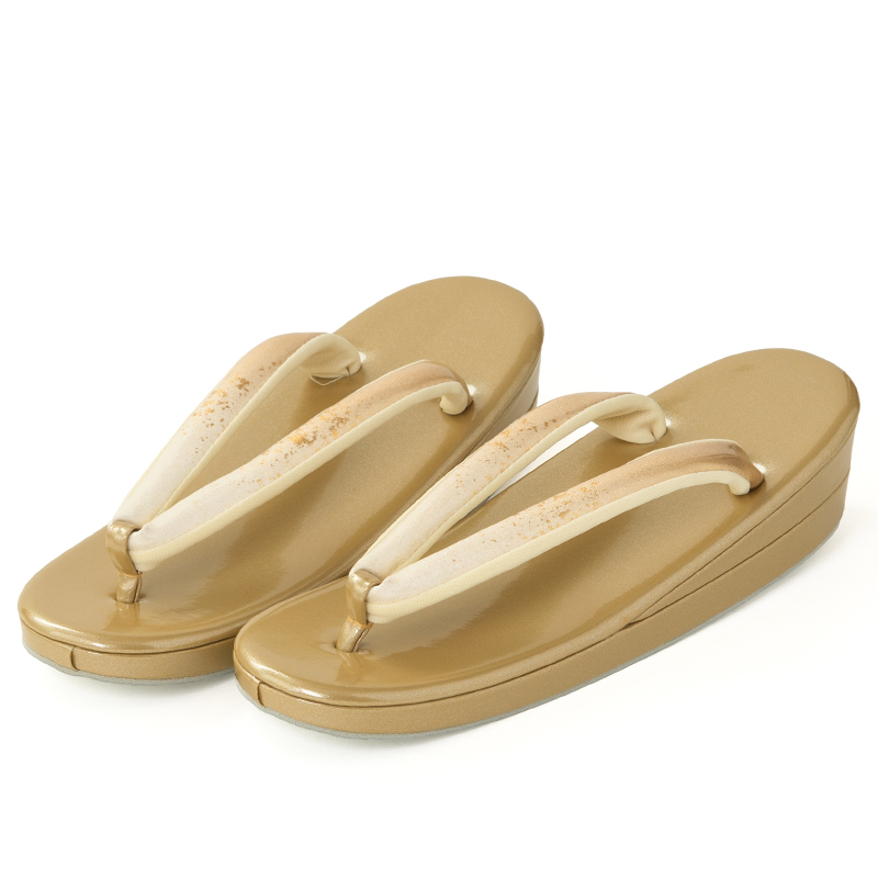 草履 フォーマル 留袖用 礼装用 ゴールド 金彩 レディース : 京の