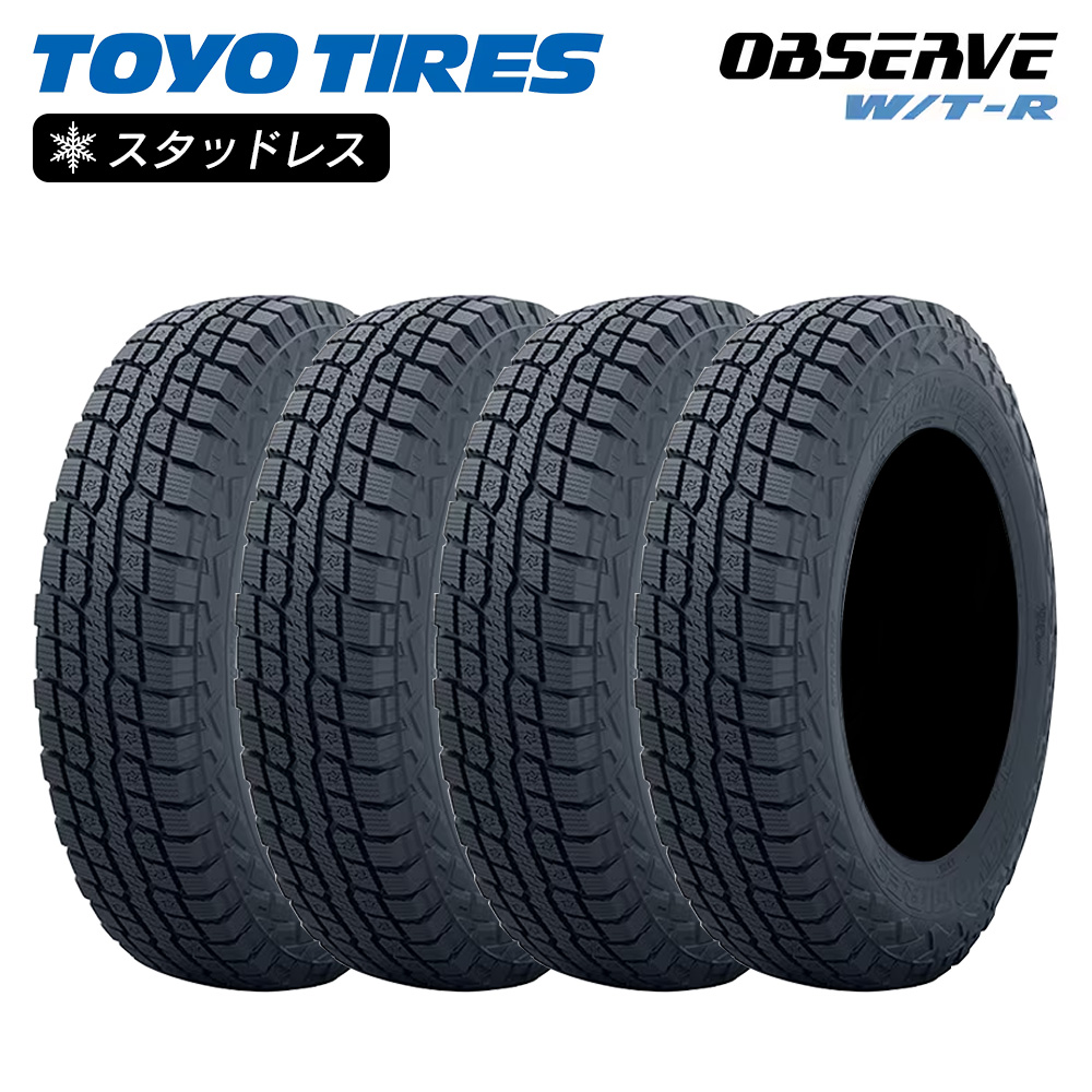 TOYO トーヨータイヤ LT235/85 R16114/111Q OBSERVE W/T-R SUV専用 スタッドレス 冬 タイヤ 4本 ...