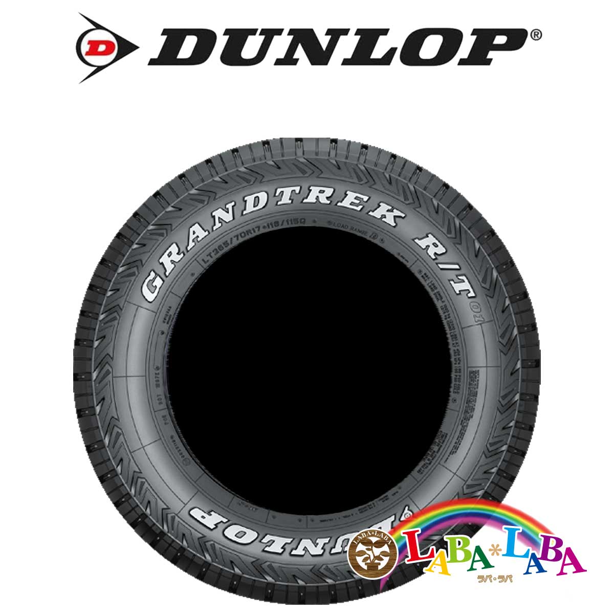 DUNLOP 265/60R18 114/110Q ダンロップ R/T01 ラギッドテレーン ホワイトレター : ラバラバ - 通販 - Yahoo!ショッピング