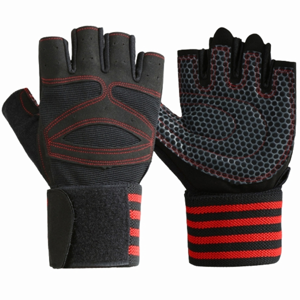 トレーニンググローブ リストラップ 筋トレ グローブ ベンチプレス バーベル ダンベル 手袋 固定 :leafage-048:leafage - 通販 - Yahoo!ショッピング