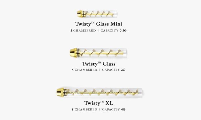 7pipe Twisty Glass Mini - セブンパイプ ツイスティーガラスブラント ミニ【正規品】ガラスパイプ : Leep ...