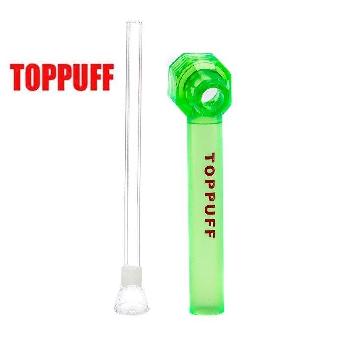 TOPPUFF - トップパフ ペットボトル用 水パイプキット（簡易ボング）ボングキット【カラー：グリーン】 :pu-1-g:Leep ...