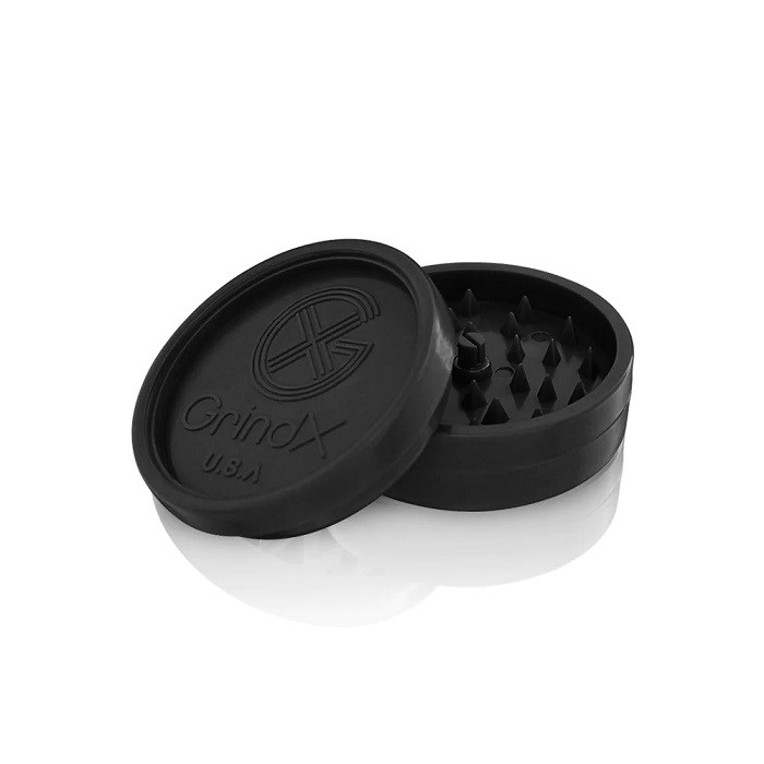 GrindX - Herb Grinder 2-Piece 2.2-Inch（BLACK）- ハーブグラインダー 2ピース（55.88mm）[ ブラック ]【正規品】 : Leep-Frog ...