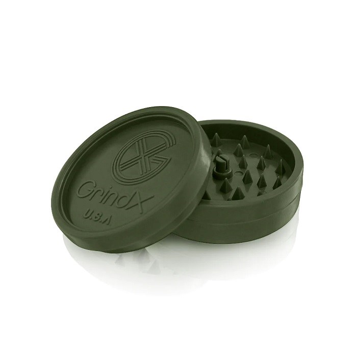 GrindX - Herb Grinder 2-Piece 2.2-Inch（GREEN）- ハーブグラインダー 2ピース（55.88mm）[ グリーン ]【正規品】 : Leep-Frog ...