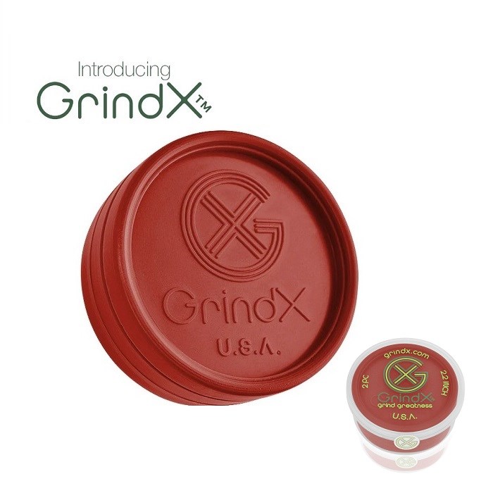 GrindX - Herb Grinder 2-Piece 2.2-Inch（RED）- ハーブグラインダー 2ピース（55.88mm）[ レッド ]【正規品】 : Leep-Frog ヤフー ...