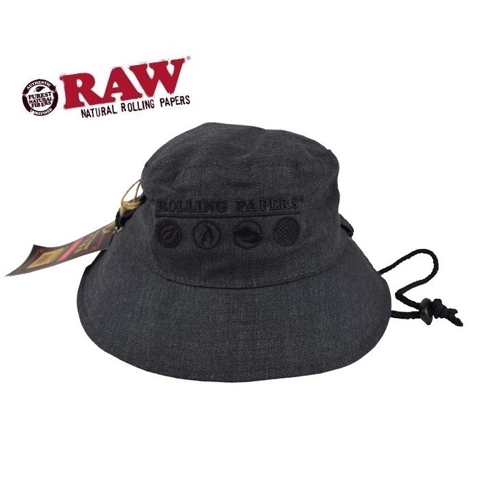 Rolling Papers × RAW Smokerman's Hats Grey [Medium] Bucket hat - ローリング ...