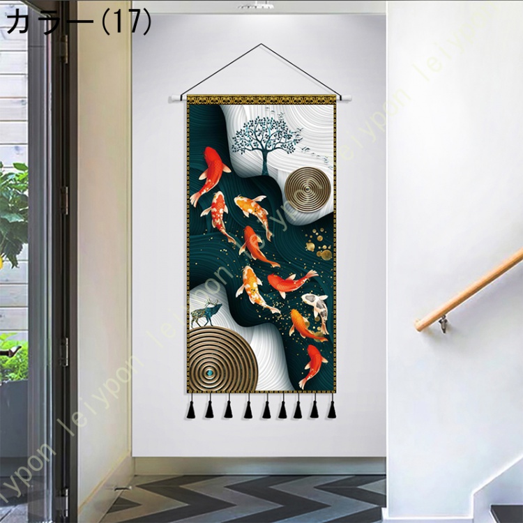 タペストリー おしゃれ 掛け軸 縦長 ポスター 壁掛け 壁飾り かけじく 床の間 玄関 掛け画 北欧タペストリー モダン 目隠しリビング 寝室 お店 多機能壁掛け :qwC-pe0-FWRDH ...