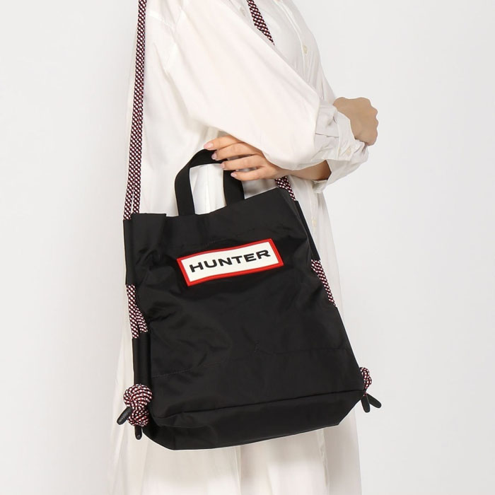 HUNTER ハンター トラベル リップストップ リサイクル ナイロン トート バッグ RAVEL RIPSTOP TOTE ...