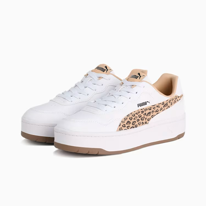 PUMA プーマ 402492 ウィメンズ コート ラリー SKYE レオ スニーカー COURT LALLY LEO : Lib ヤフー ...
