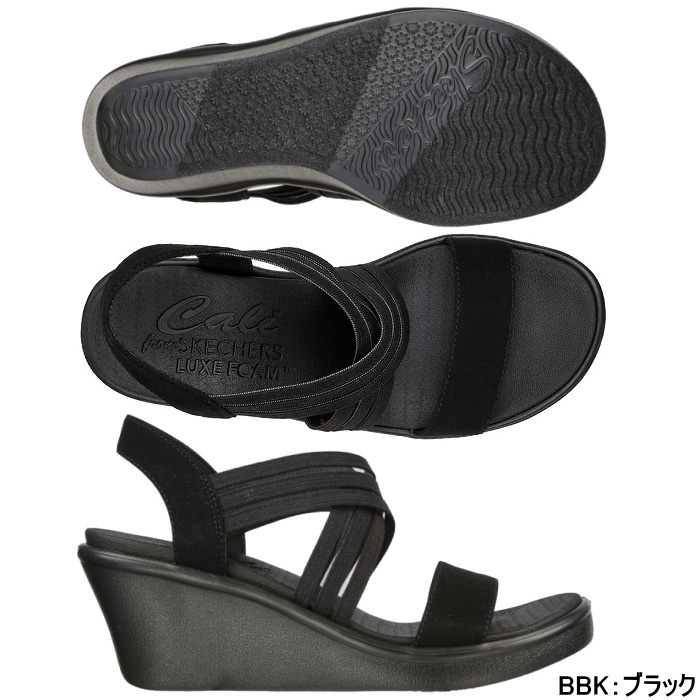 SKECHERS スケッチャーズ レディース サンダル ランブル オン デイ フラート RUMBLE ON DAY FLIRT 厚底 ...
