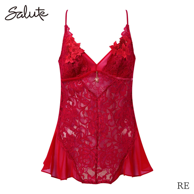 20%OFF サルート Salute 27グループ ワコール キャミソール フレアーシルエット(M L)CTJ227【メール便07】 サルート（SALUTE） Salute 27グループ ワコール キャミソール