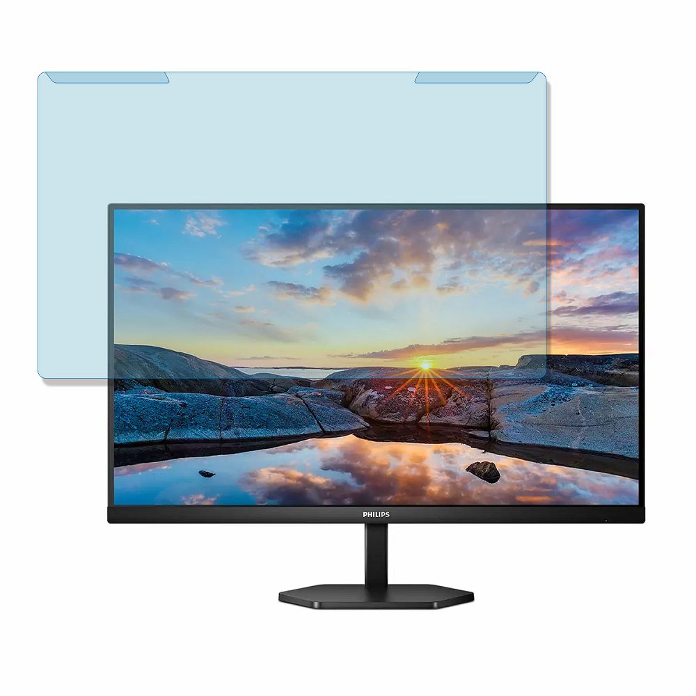 取り外し簡単 PHILIPS 27E1N3300A/11 27インチ 16:9 向けの ブルーライトカット フィルター 液晶保護 プロテクター ...