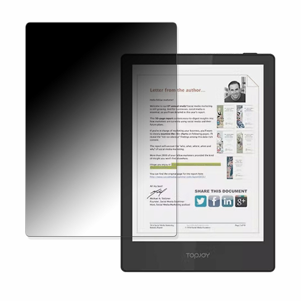TopJoy Butterfly E701 ( 7.8インチ ) 向けの 360度 覗き見防止 フィルム ブルーライトカット : ライフイノテック ヤフー店 - 通販 - Yahoo!ショッピング