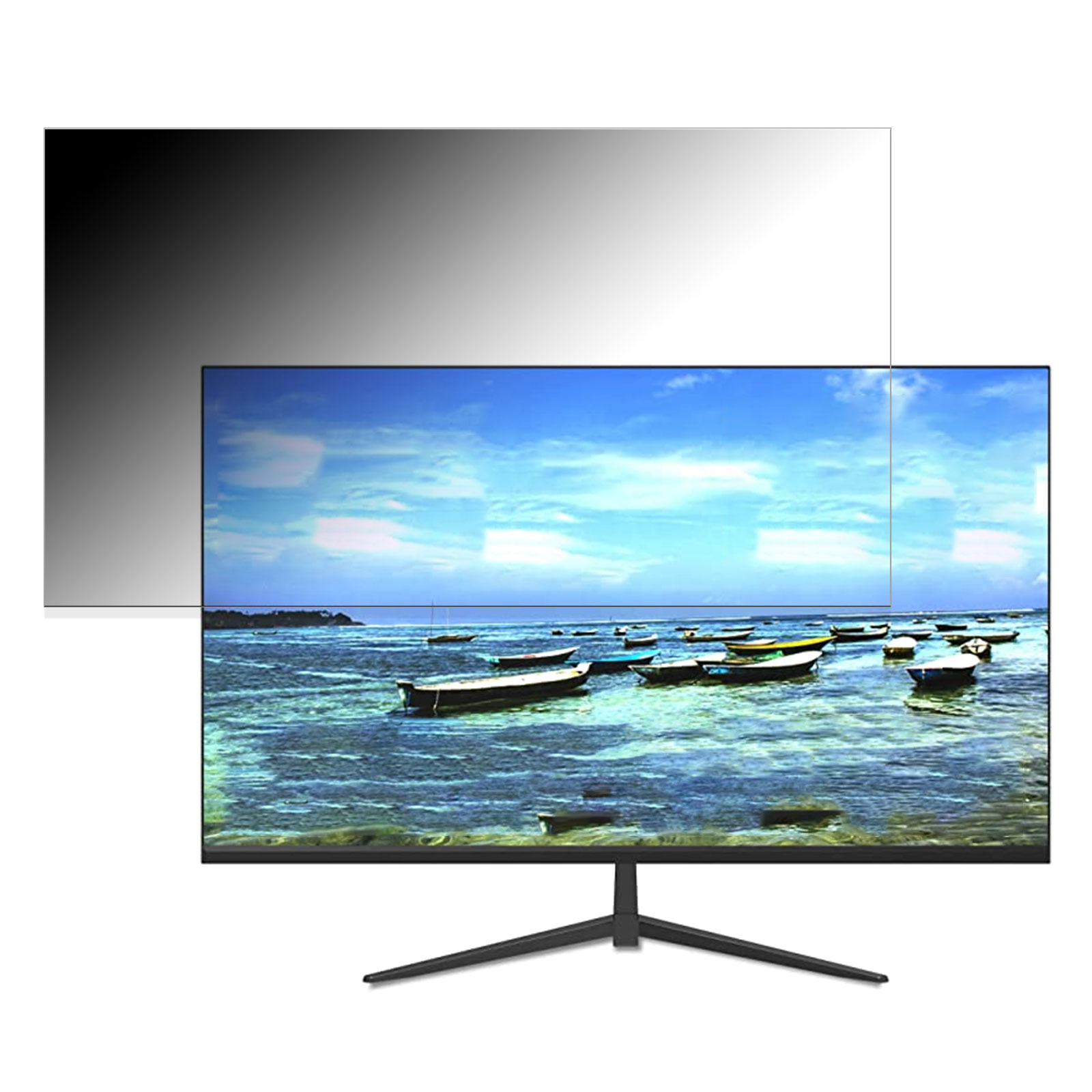 Dahua Technology DHI-LM32-B200 31.5インチ 16:9 向けの 覗き見防止 プライバシーフィルター ブルー ...