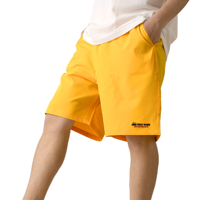 FIRST DOWN EXPLORATION GEAR First Down ファーストダウン EX 4wayストレッチ ショーツ メンズ ハーフパンツ サーフパンツ 耐塩素加工 海 川 ...