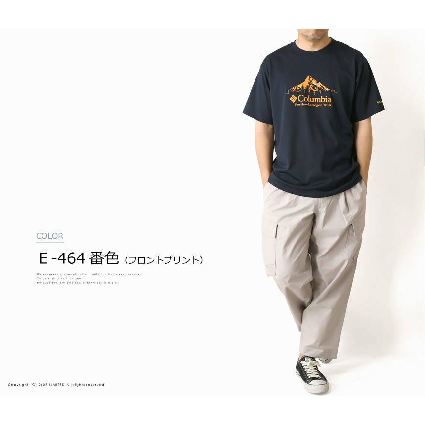 Columbia（コロンビア） アーバンハイクグラフィックショートスリーブTシャツ メンズ 半袖 カットソー アウトドア ブランド ...
