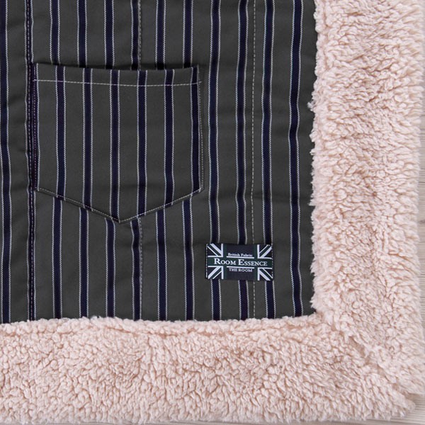 こたつ布団 正方形 190×190cm ストライプ柄 グレー （ こたつ こたつ