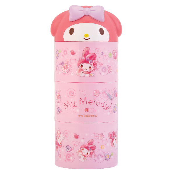 スケーター お弁当箱 3段 ボトル型 480ml マイメロディ きらきら スケーター お弁当箱 3段 ボトル型 480ml マイメロディ きらきら