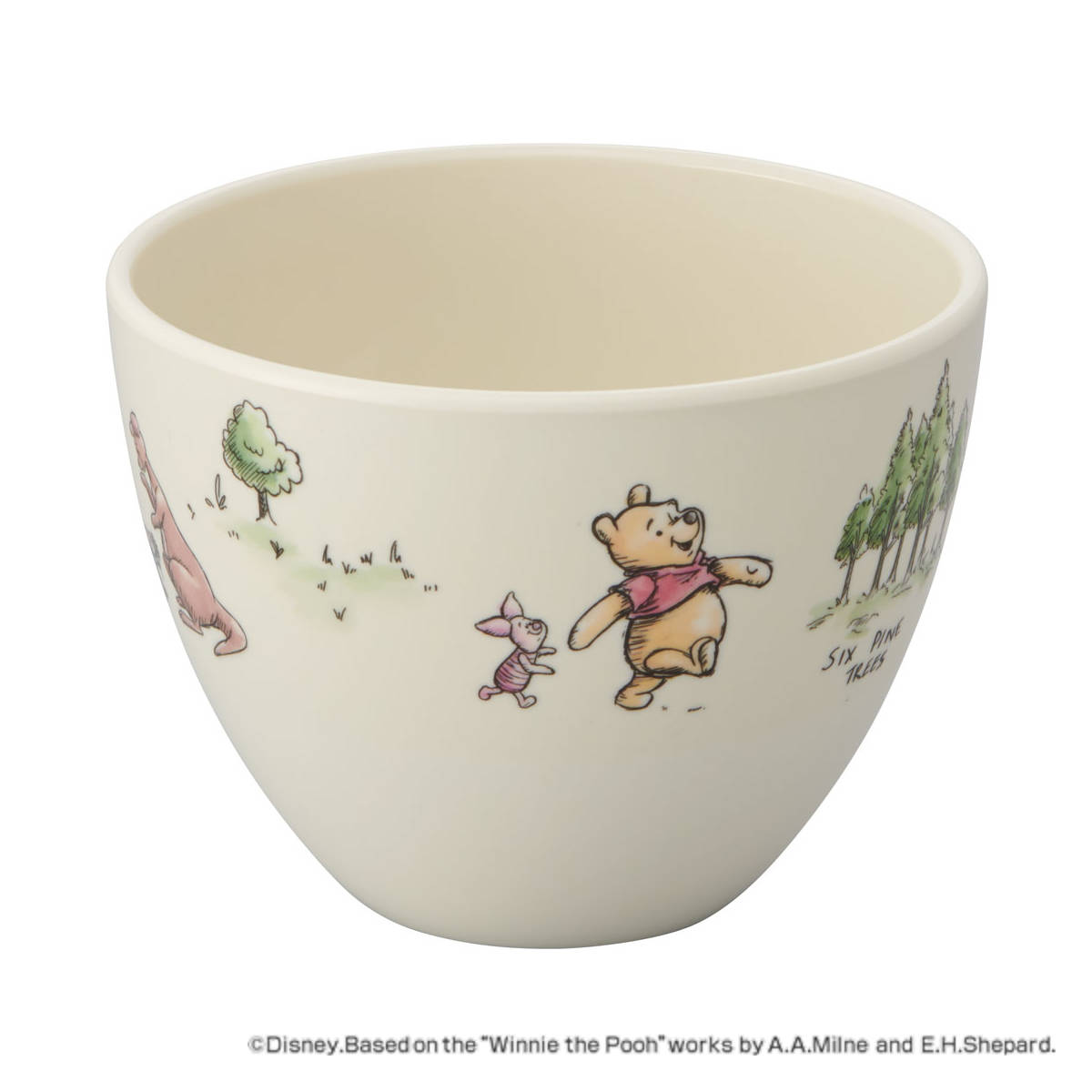 茶椀 12cm くまのプーさん プラスチック （ お茶碗 飯椀 お椀 メラミンボウル 子ども用食器 ） :407442:リビングート ヤフー店 ...