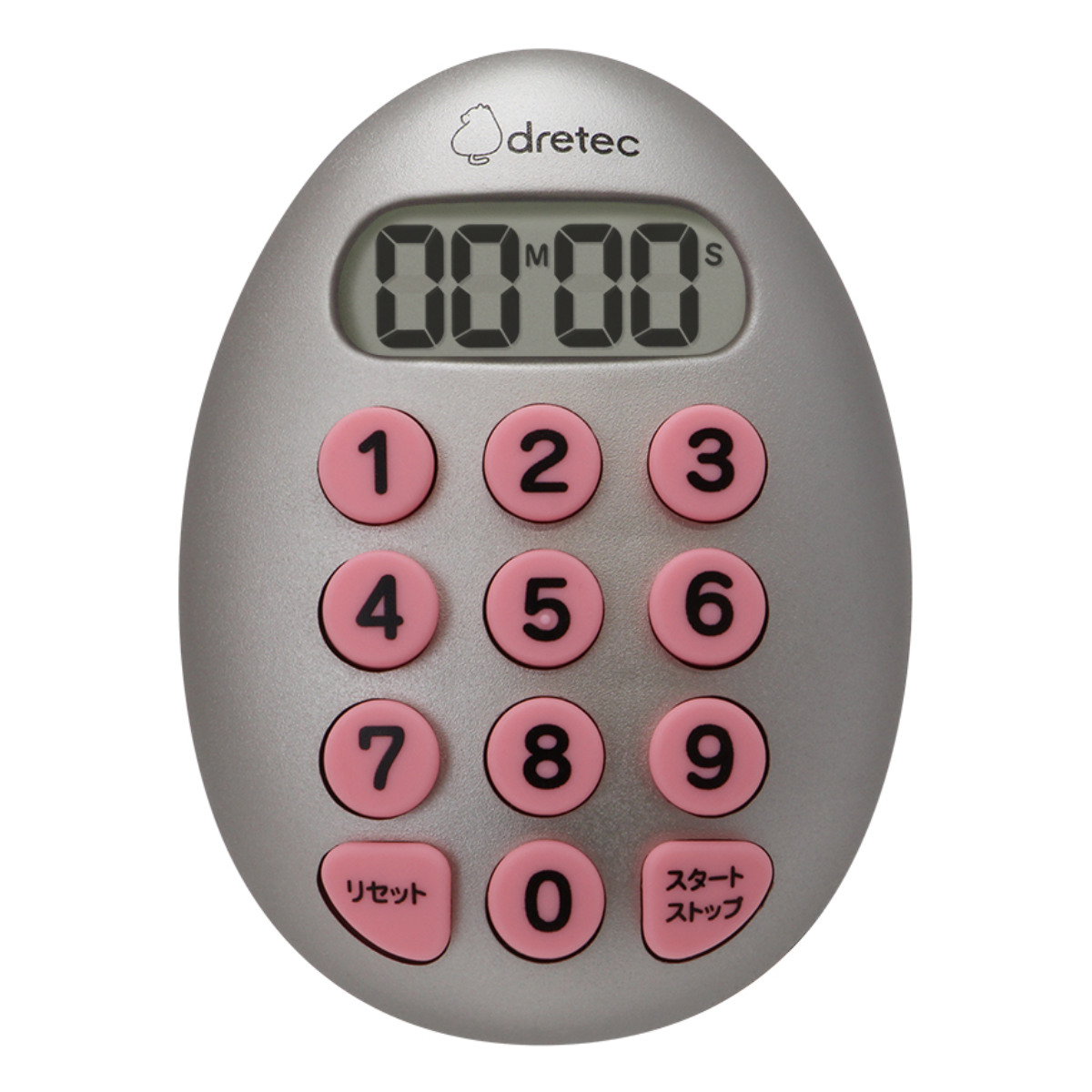 キッチンタイマー たまご型 10キータイマー マグネット付き ドリテック （ dretec デジタル タイマー マグネット 10キー ） :456306:リビングート ヤフー店 - 通販 ...