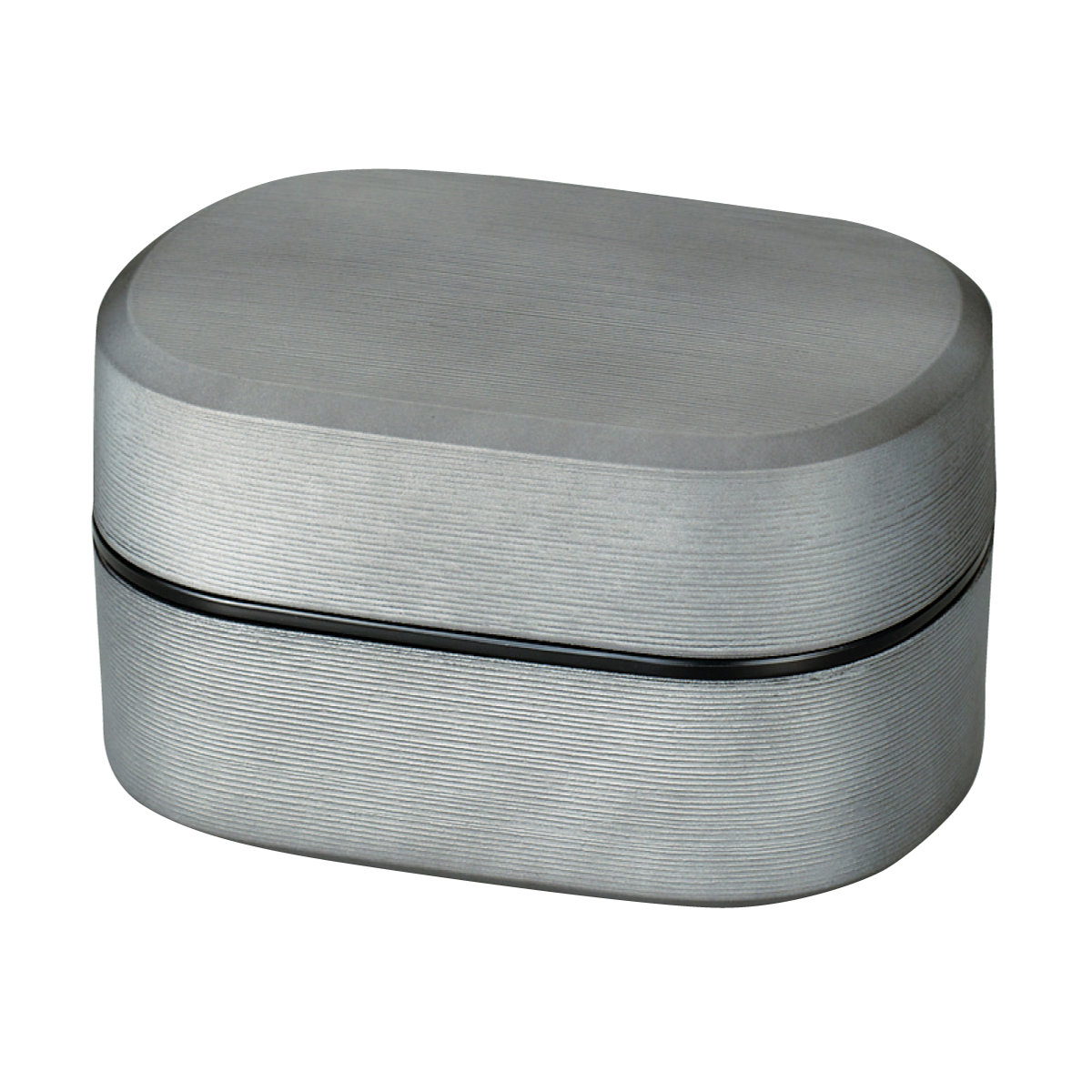 HAKOYA 弁当箱 630ml 2段 刷毛目兼六弁当 銀朱 銀研 （ お弁当箱 食洗機対応 レンジ対応 バンド付 和 日本製 ） : リビングート ヤフー店 - 通販 - Yahoo!ショッピング