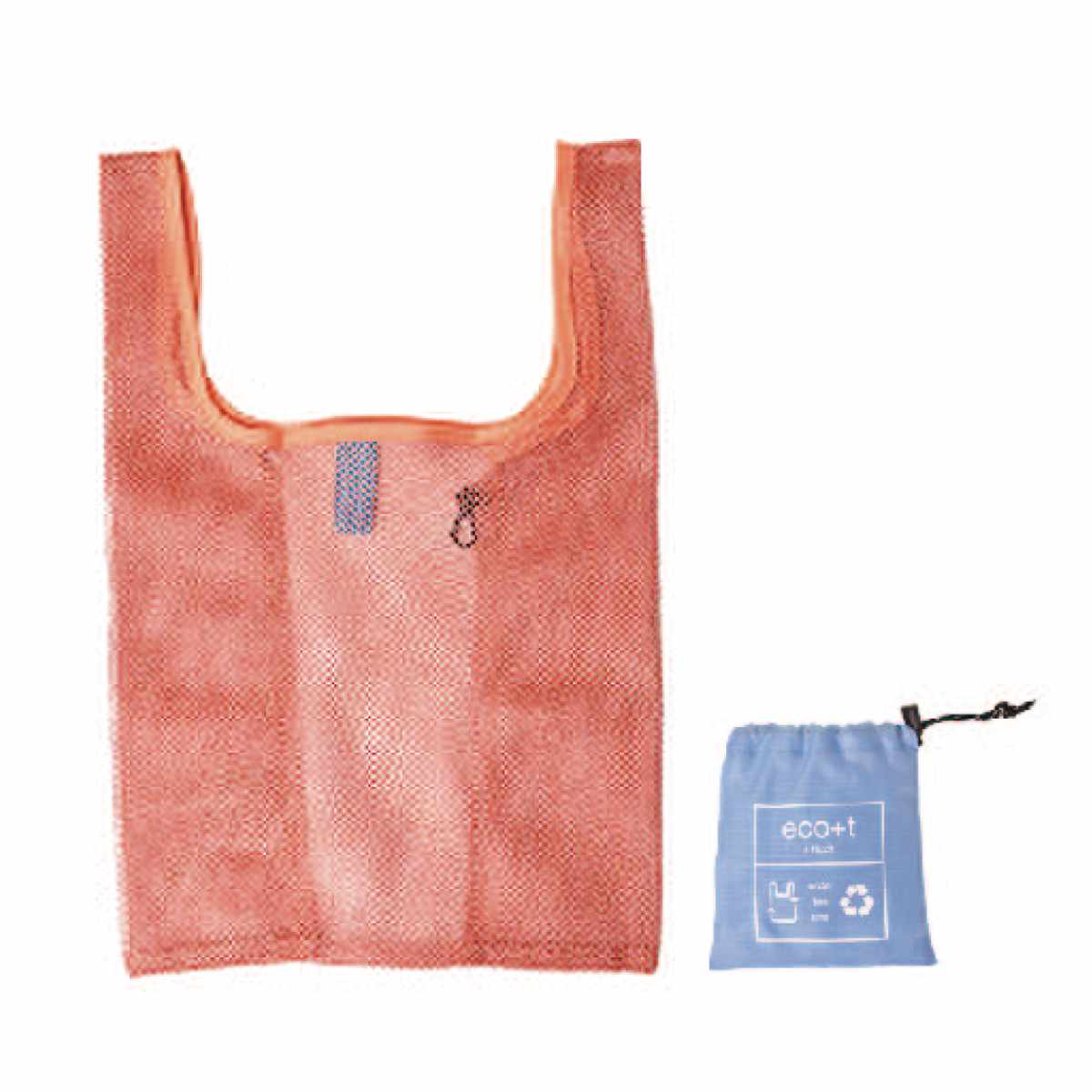 nicott エコバッグ ET メッシュ BAG マチ付き 収納袋付き （ マイバッグ トートバッグ 買い物バッグ レジ袋 レジバッグ 買い物袋 折りたたみ ） : リビングート ヤフー店 ...