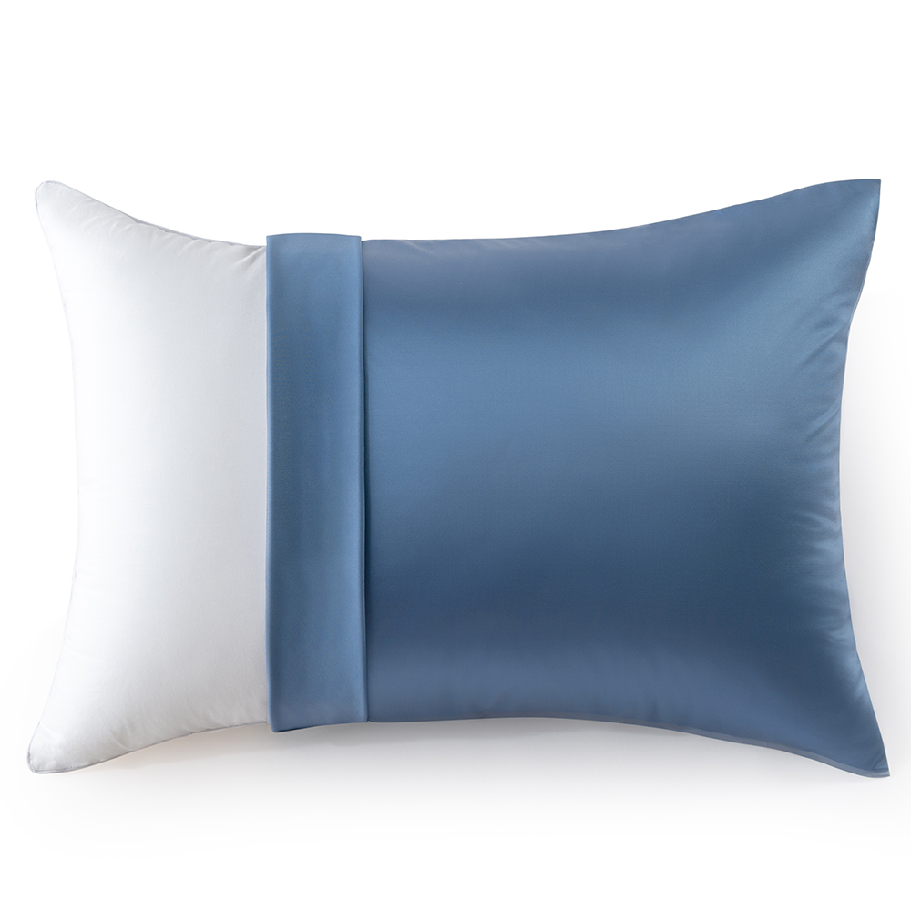 AIFY シルク調 枕カバー 洗える 43×63cm 43 63 洗濯機可 洗濯機で洗える のびのび ゴム 伸びる シルク風枕カバー ゴム式 伸縮 サテン生地 髪 : LOGILIFE ...