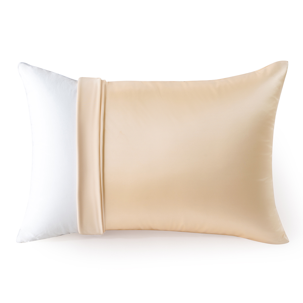 AIFY シルク調 枕カバー 洗える 43×63cm 43 63 洗濯機可 洗濯機で洗える のびのび ゴム 伸びる シルク風枕カバー ゴム式 伸縮 サテン生地 髪 : LOGILIFE ...