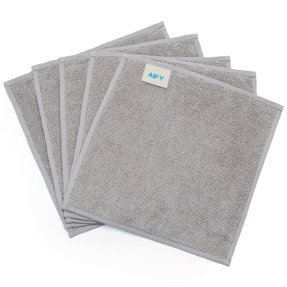 AIFY ハンドタオル タオルハンカチ タオル 5枚セット 同色 福袋 ギフト 顔拭きタオル 研究所 ボリューム リッチ ホテル仕様 厚手 まとめ買い 母の日 父の日 : LOGILIFE ...