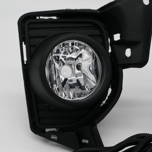 ハイエース 200系 4型 5型 6型 標準 ワイド フォグランプ 左右セット 配線付き S-GL DX 純正交換 ブラック 未塗装 ...