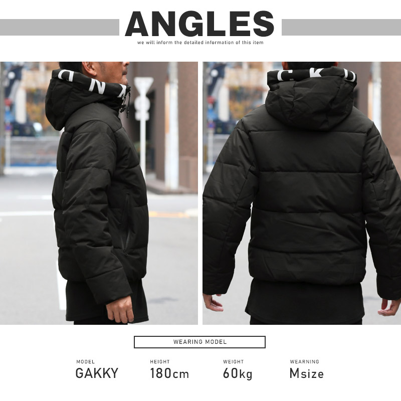 中綿ジャケット ブルゾン メンズ フェイクダウン 暖か あったか 撥水